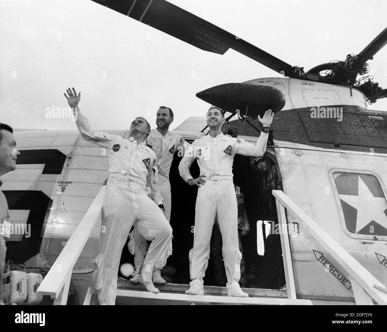 Nasa helicopter Black and White Stock Photos & Images - Alamy