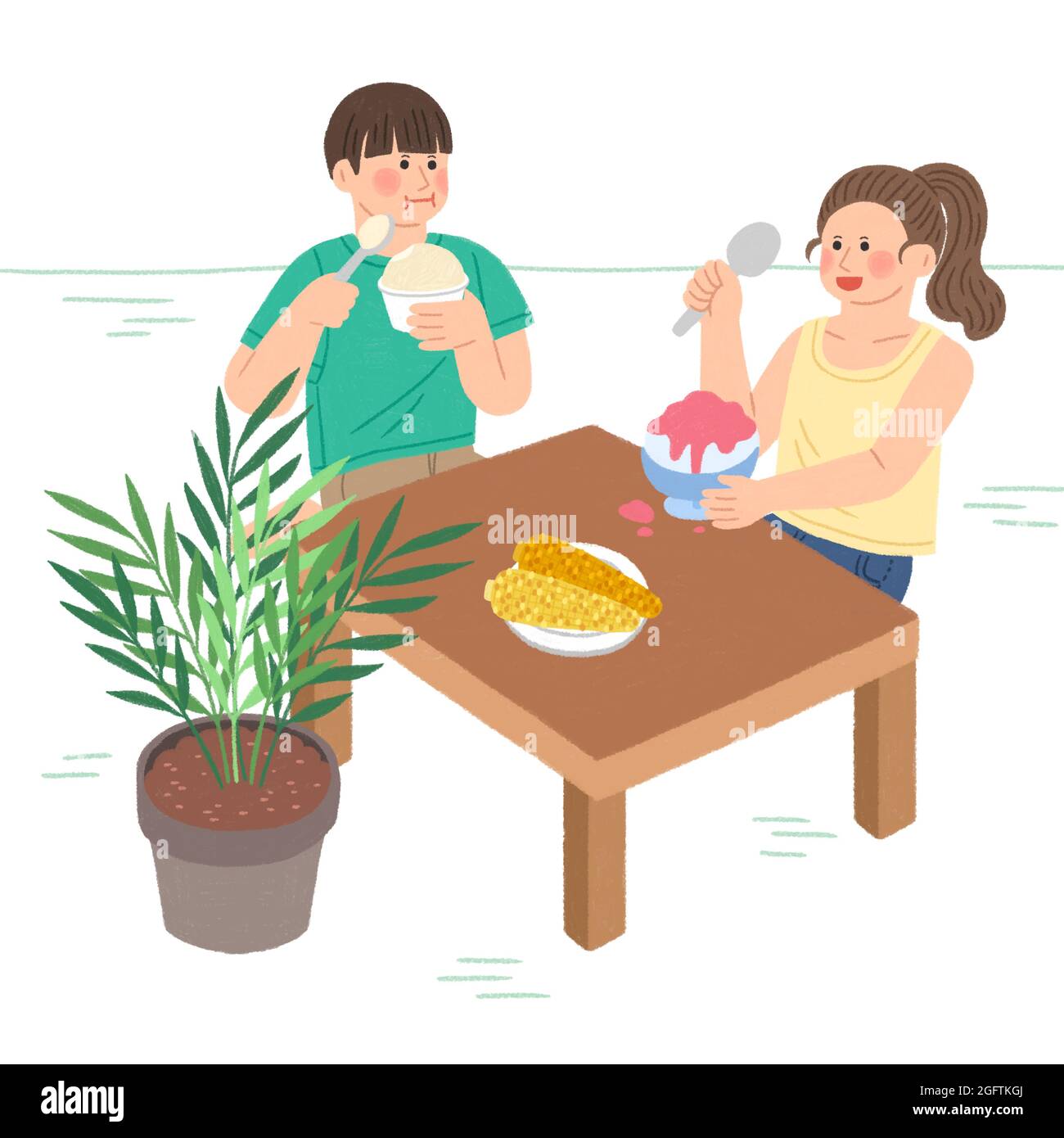 Shave corn hi-res stock photography and images - Alamy