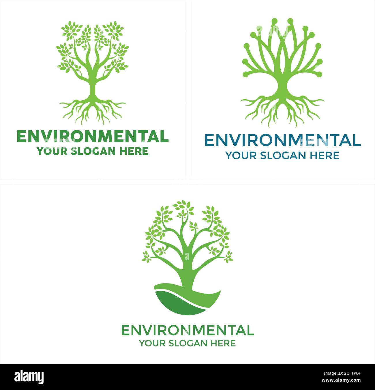 Environmental organic tree logo vector Stock Vector Image & Art - Alamy