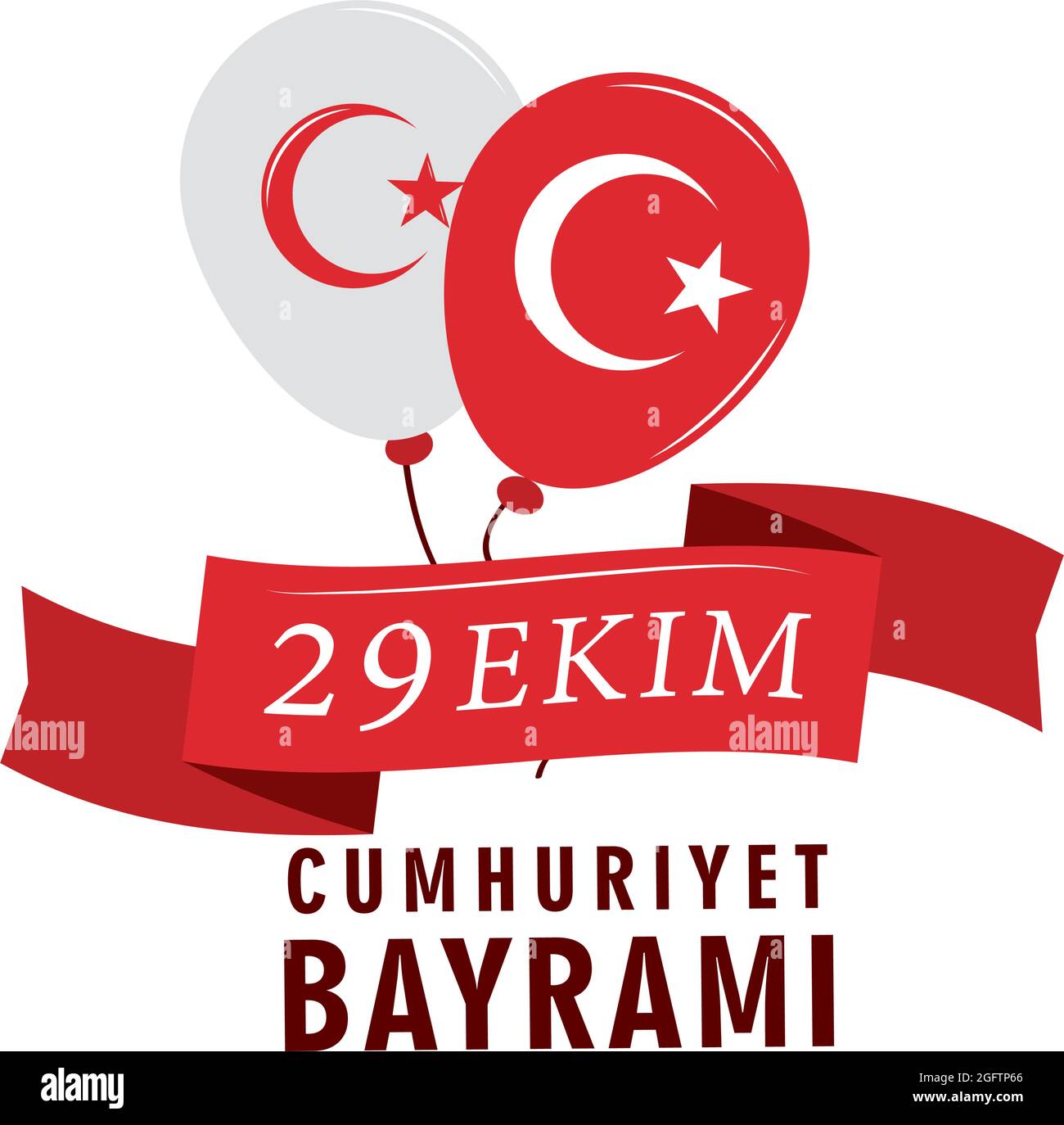 Vector 29 ekim republic Cut Out Stock Images & Pictures - Alamy