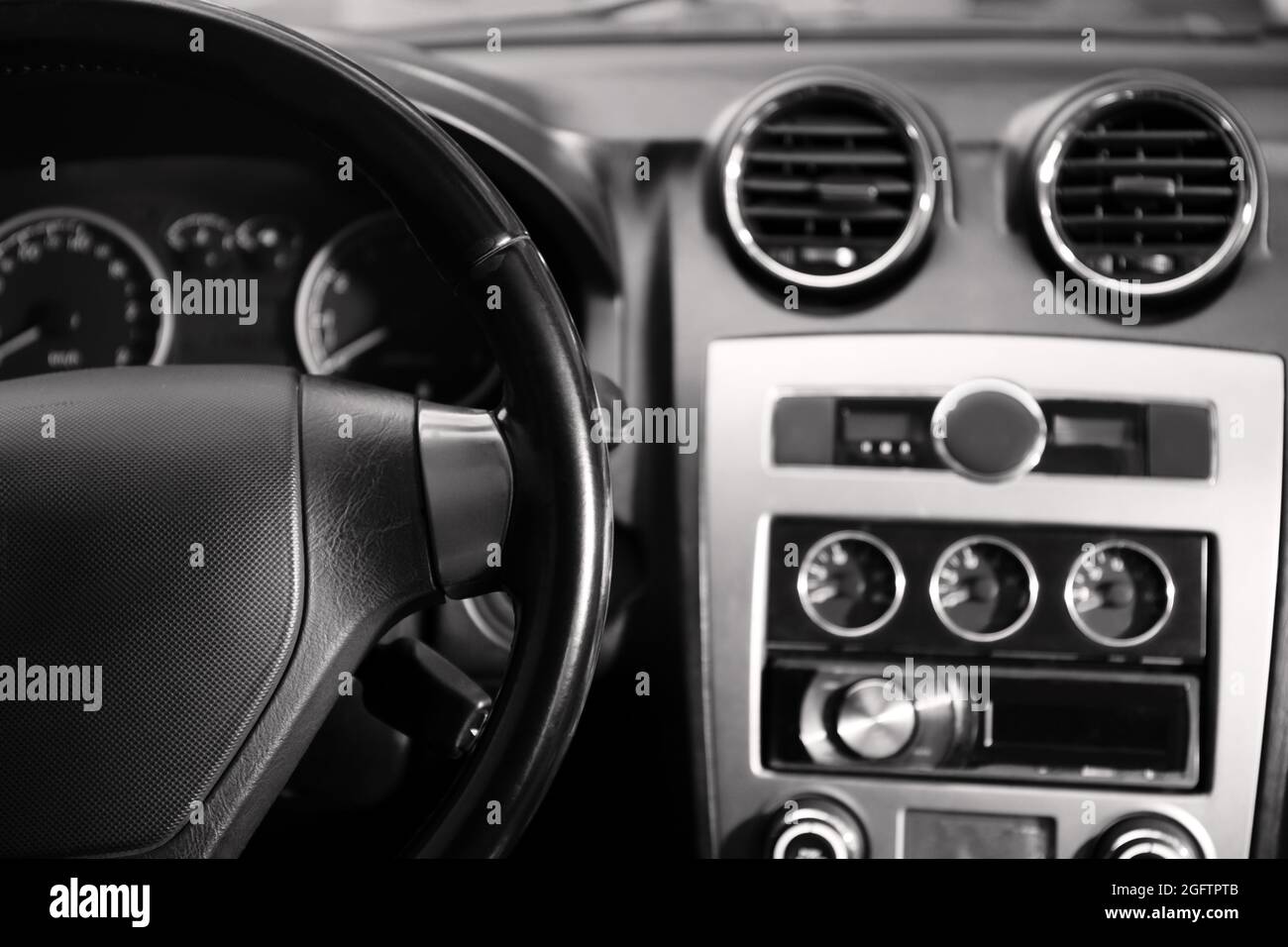 Closeup of modern car dashboard Stock Photo - Alamy