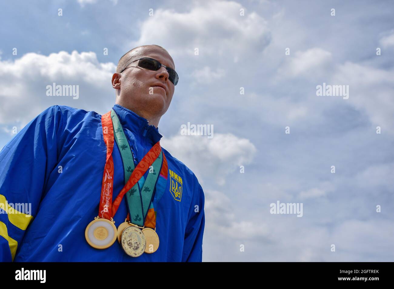 Paralympic champion of Ukrainian swimming team, Oleksandr Mashchenko is ...