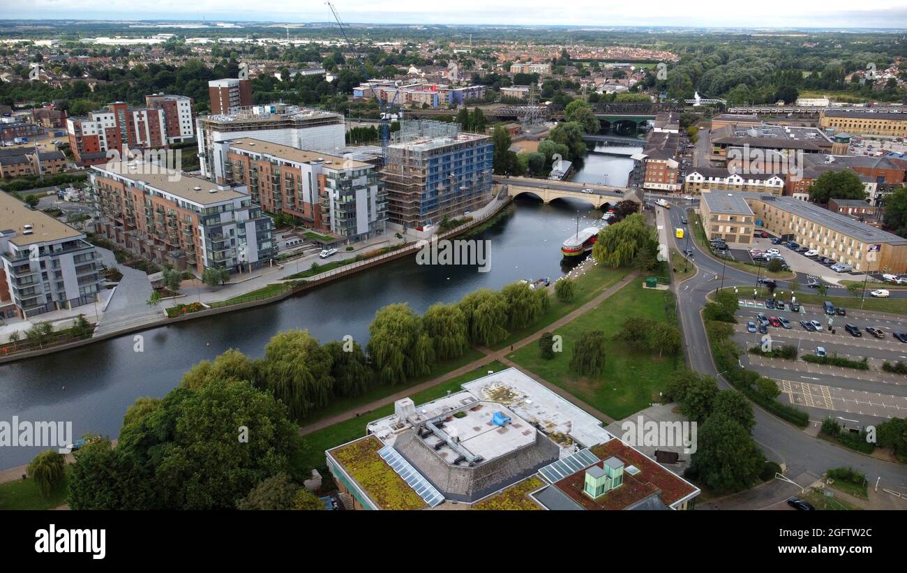 Aerial photography cambridgeshire hi-res stock photography and images ...