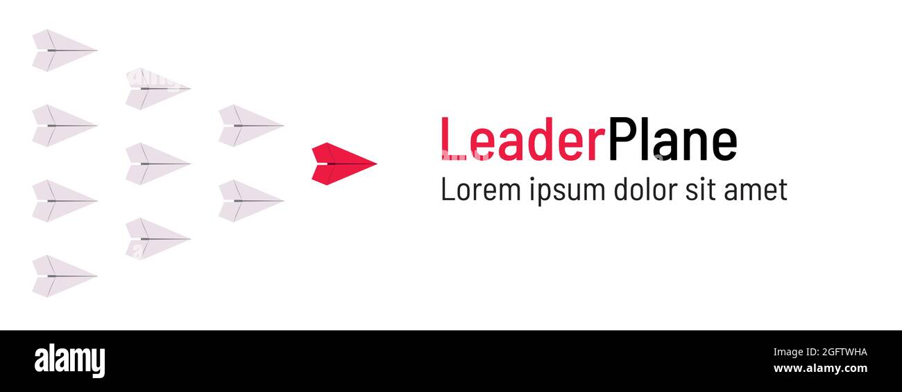 Paper origami lader plane header Stock Vector Image & Art - Alamy