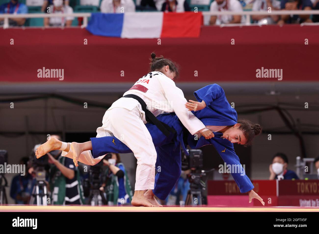Tokio, Japan. 27th Aug, 2021. Paralympics: Judo, super lightweight 48 ...