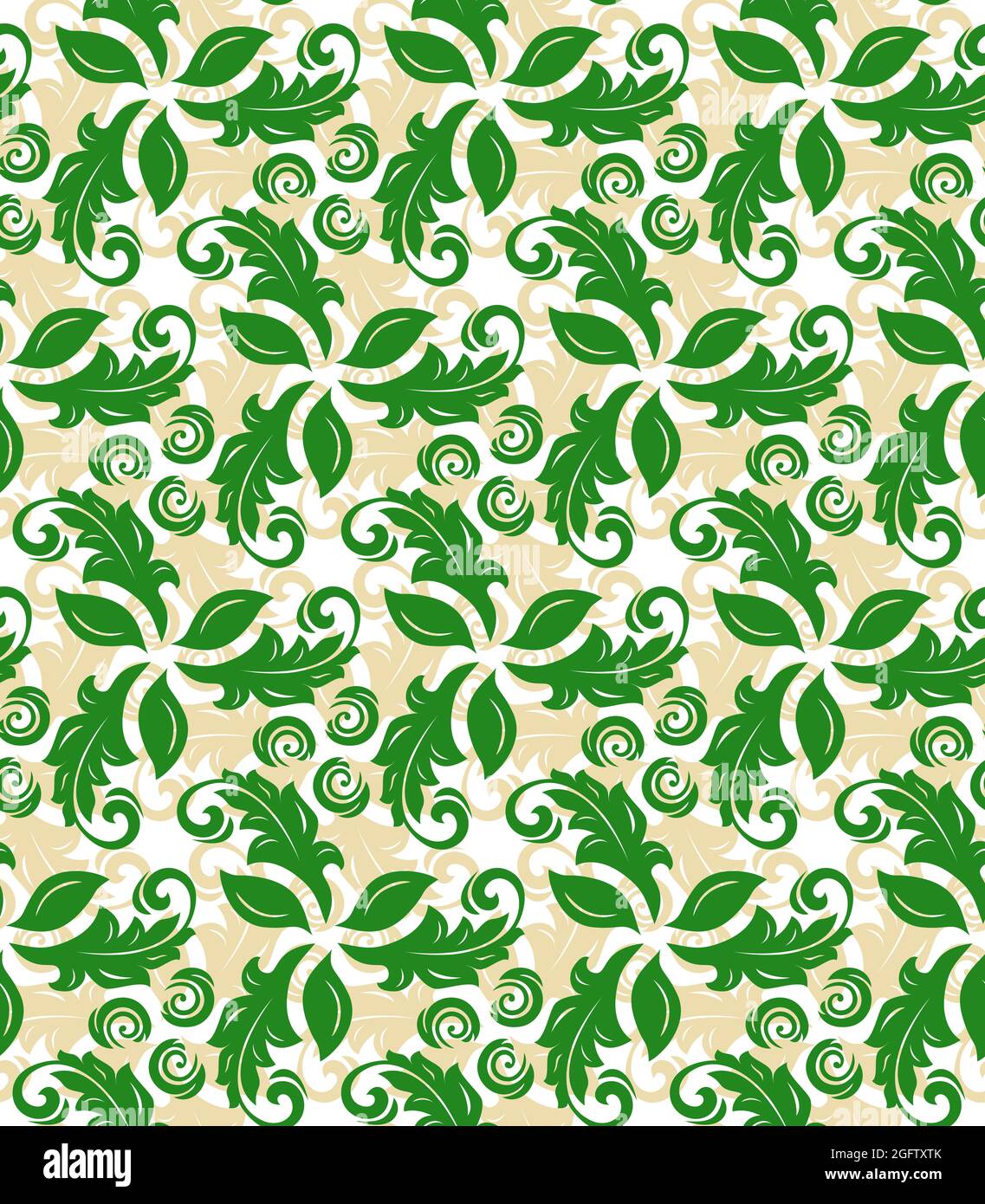 Green fabric floral pattern texture hi-res stock photography and images ...
