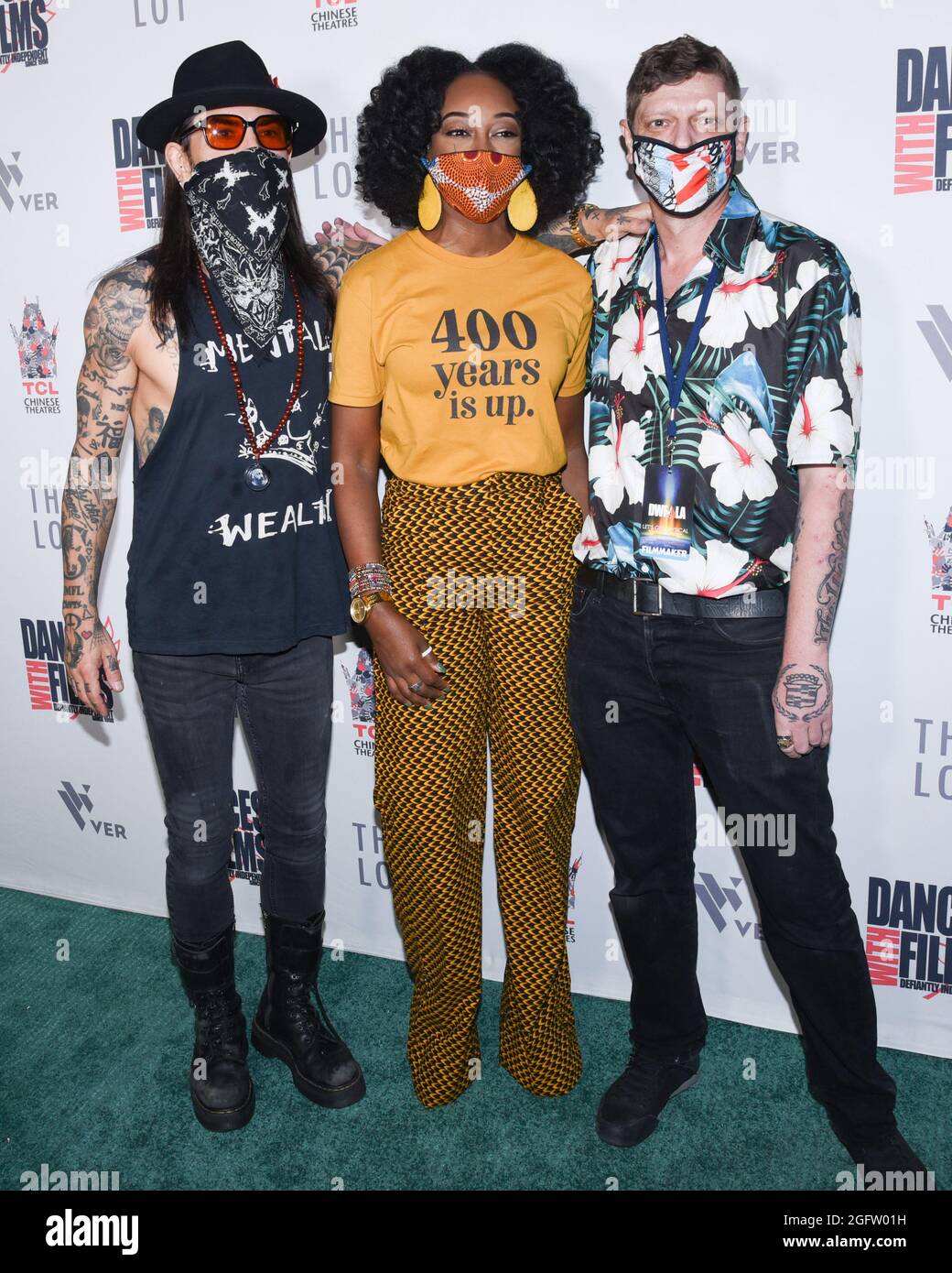 August 26, 2021, Hollywood, California, USA: Dave Navarro, Ash Nash and ...