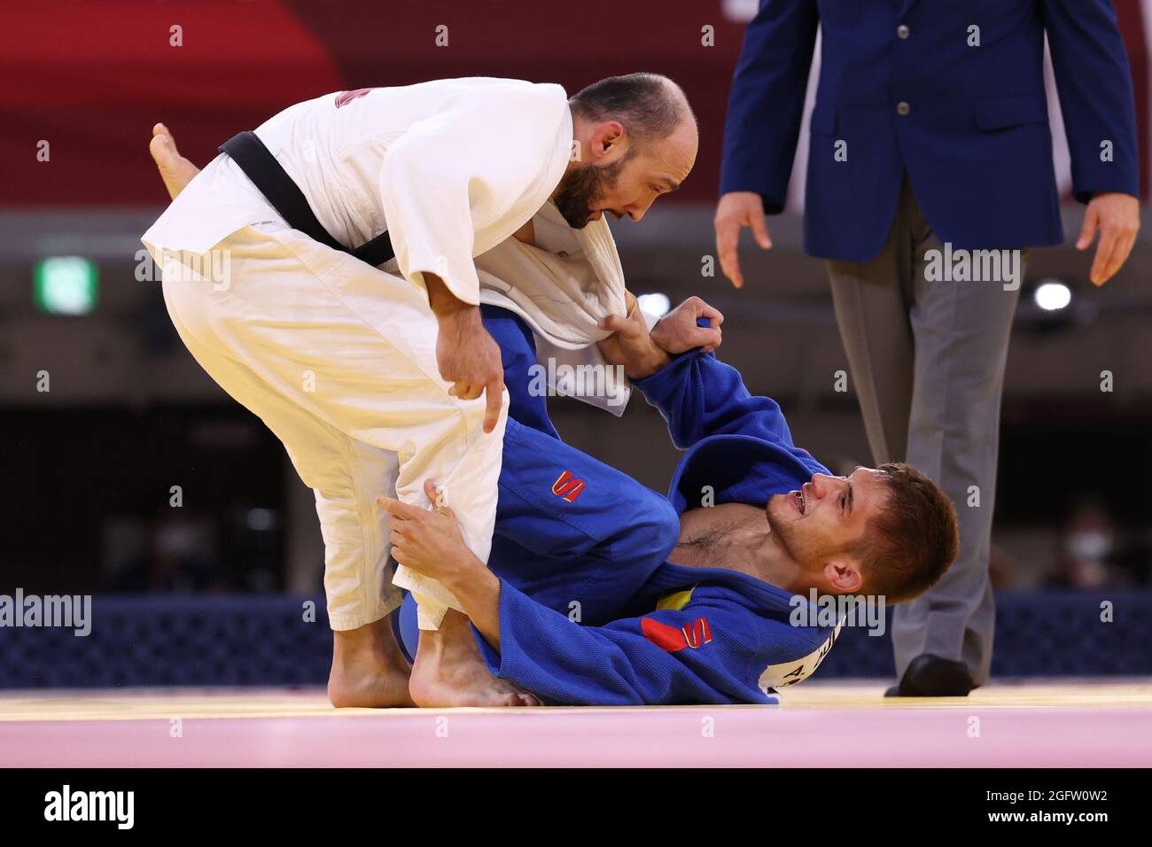 Tokio, Japan. 27th Aug, 2021. Paralympics: Judo, super lightweight 60 ...