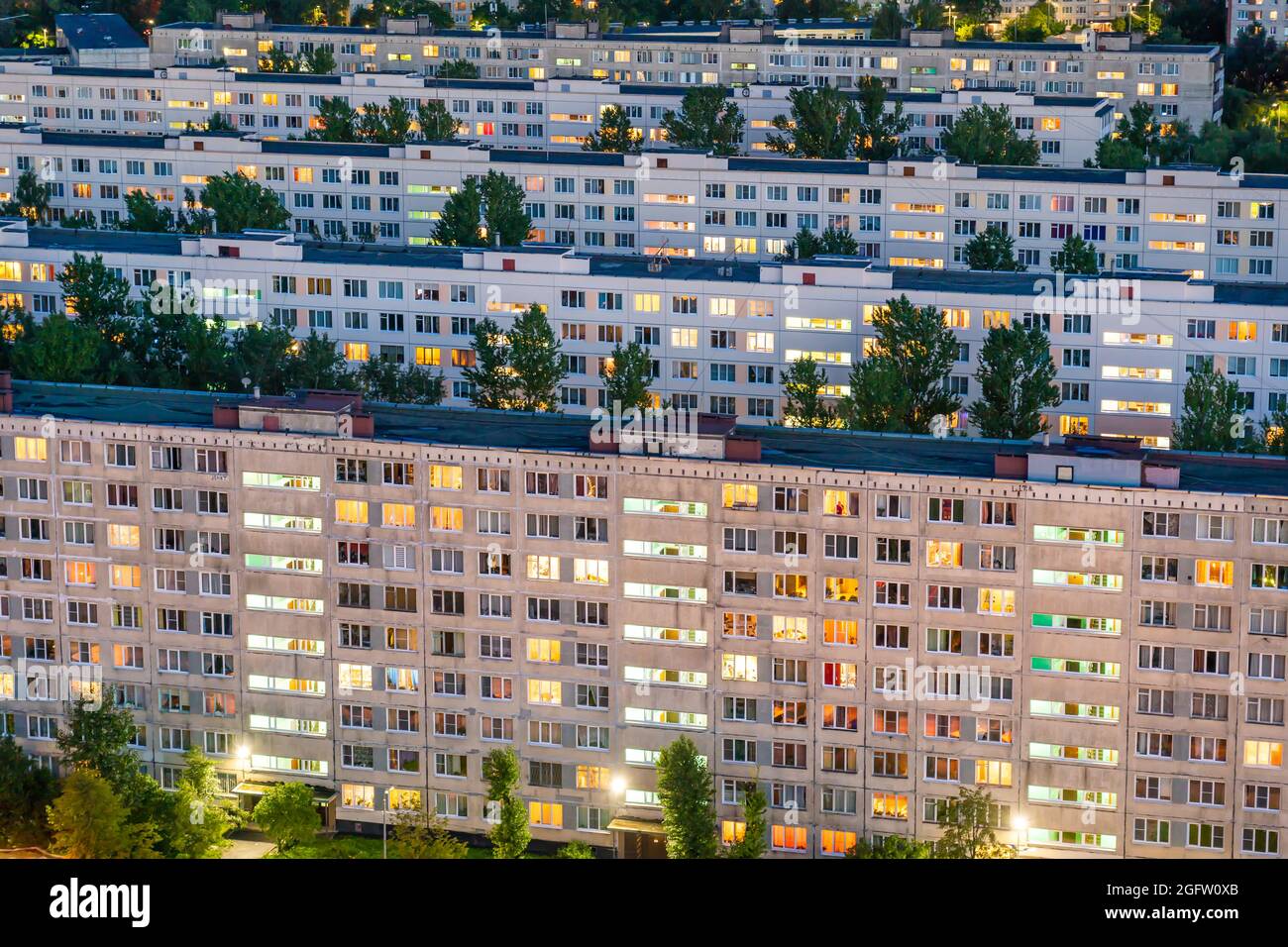 Apartments apartment block moscow hi-res stock photography and images ...