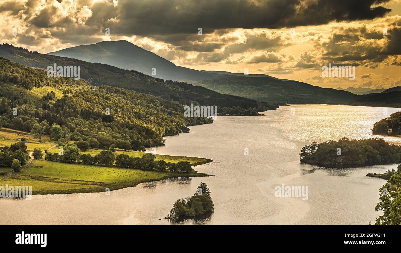 Queens view, Scotland Stock Photo - Alamy