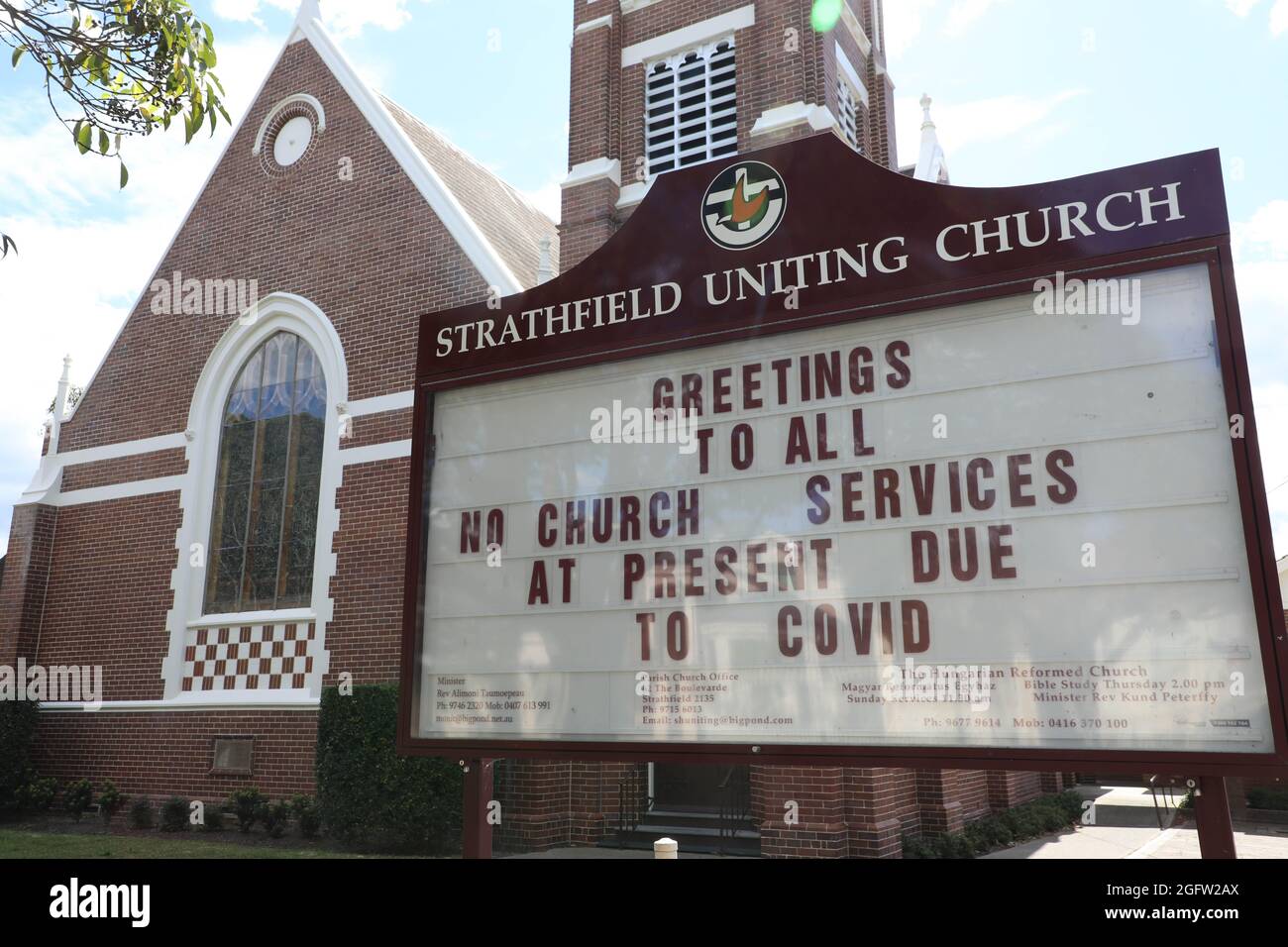 Strathfield uniting church hi-res stock photography and images - Alamy
