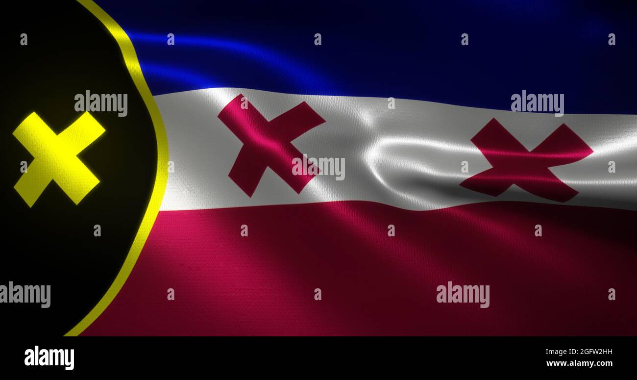 Lmanburg Flag, Dream SMP Flag with waving folds, L'manberg Flag close ...