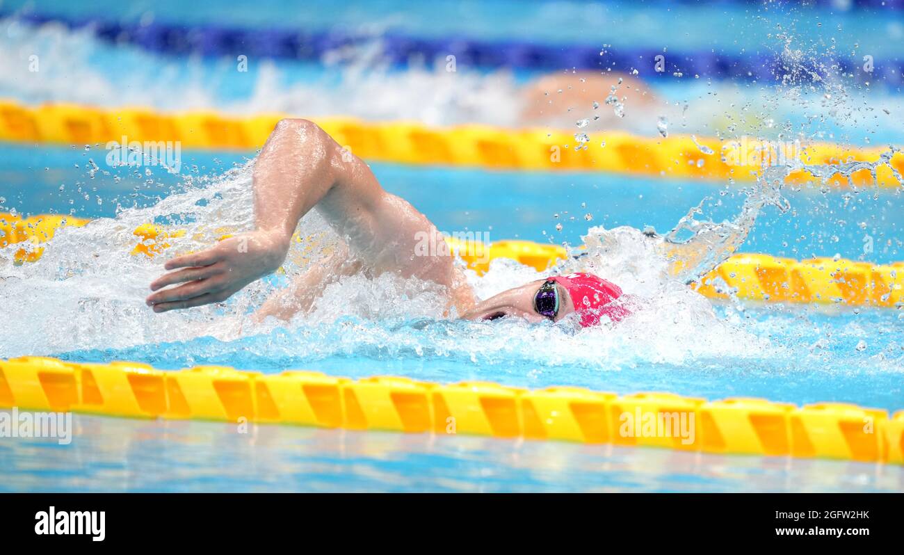 Great Britain's Reece Dunn competes in the Men's 200 metres Freestyle ...