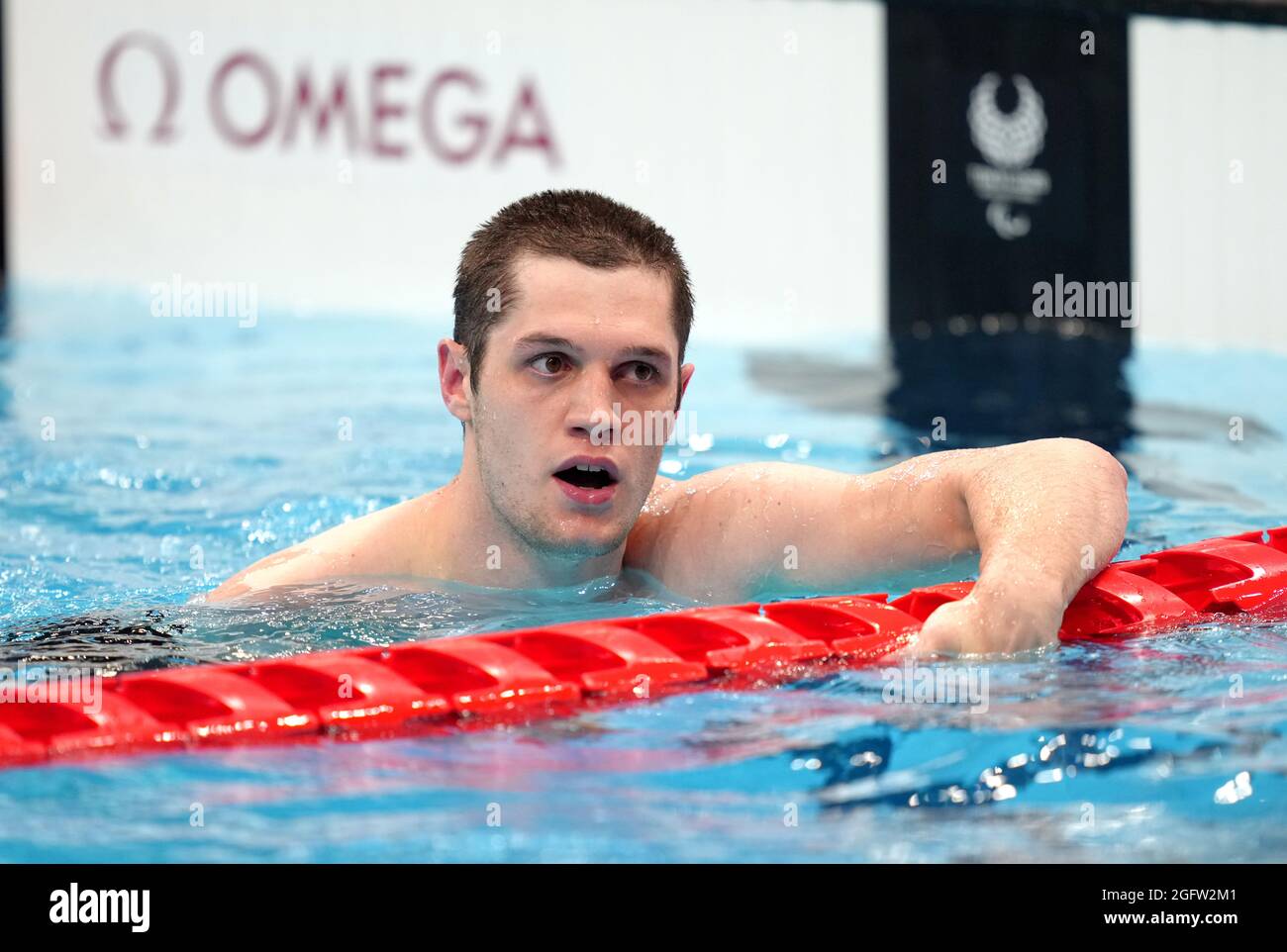 Great Britain's Reece Dunn reacts after winning the Men's 200 metres ...