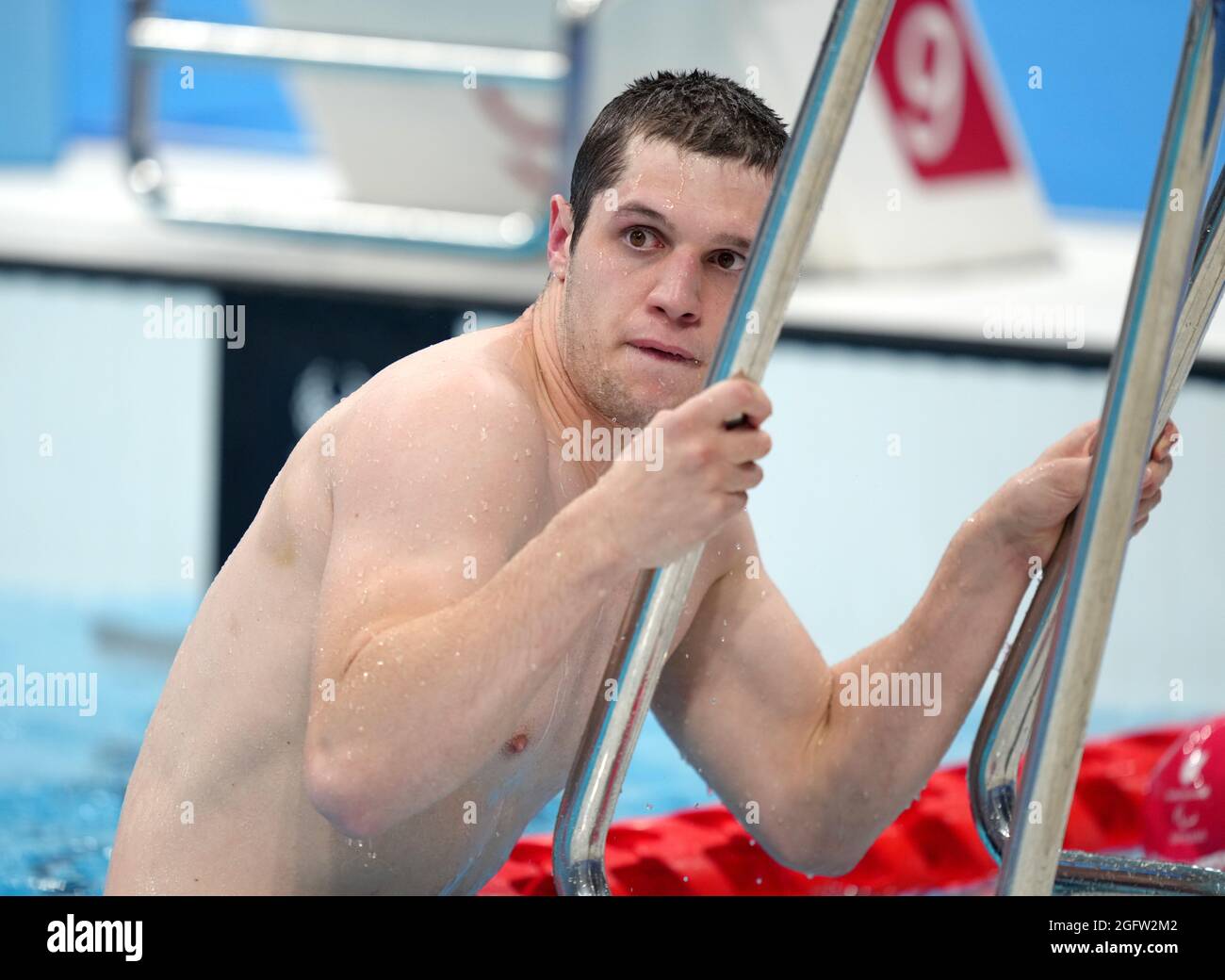 Great Britain's Reece Dunn reacts after winning the Men's 200 metres ...