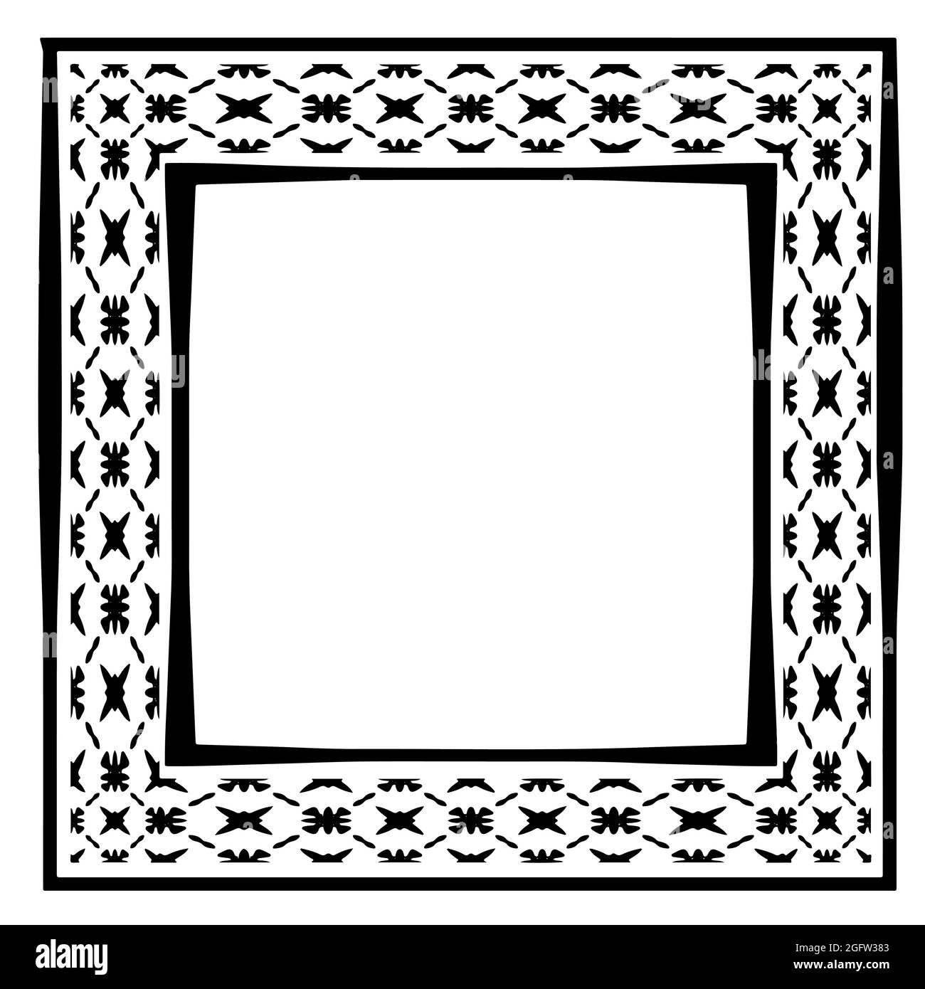 Decorative line art frames for design template. Elegant element for ...