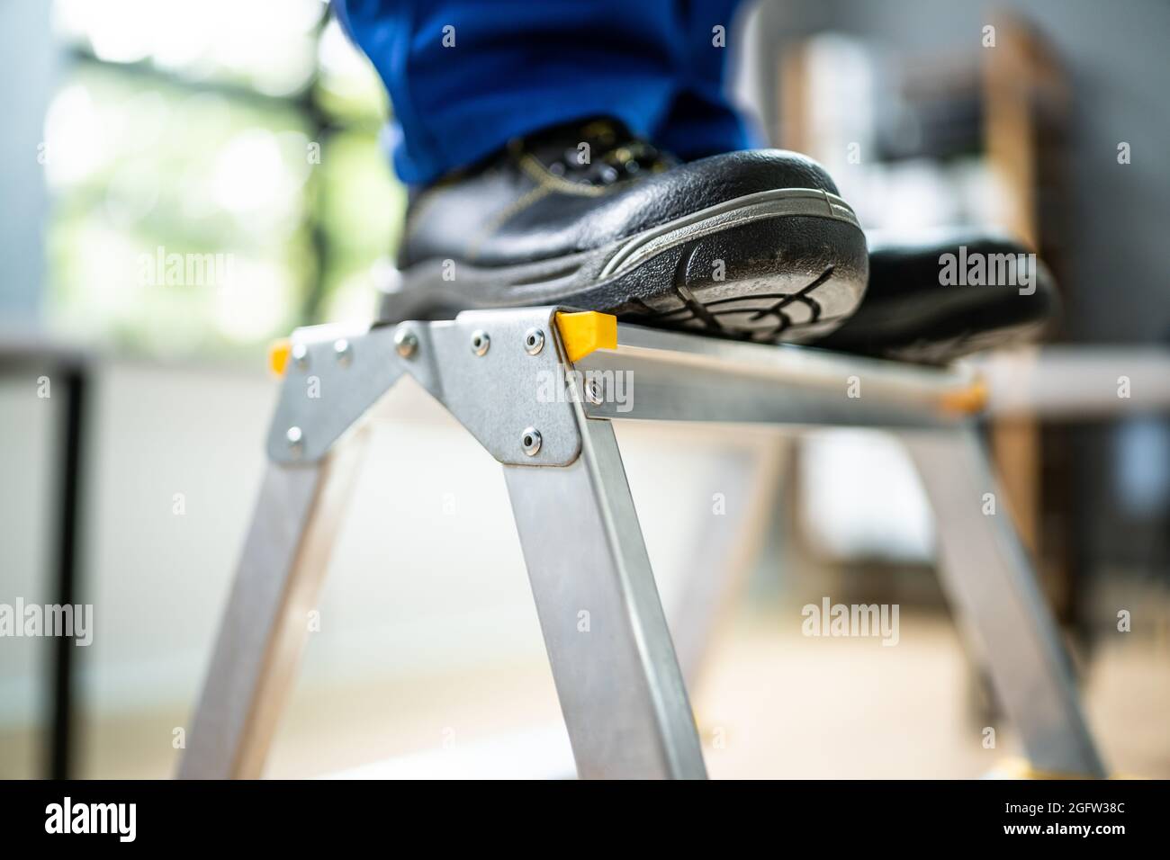 Worker feet up hi-res stock photography and images - Alamy