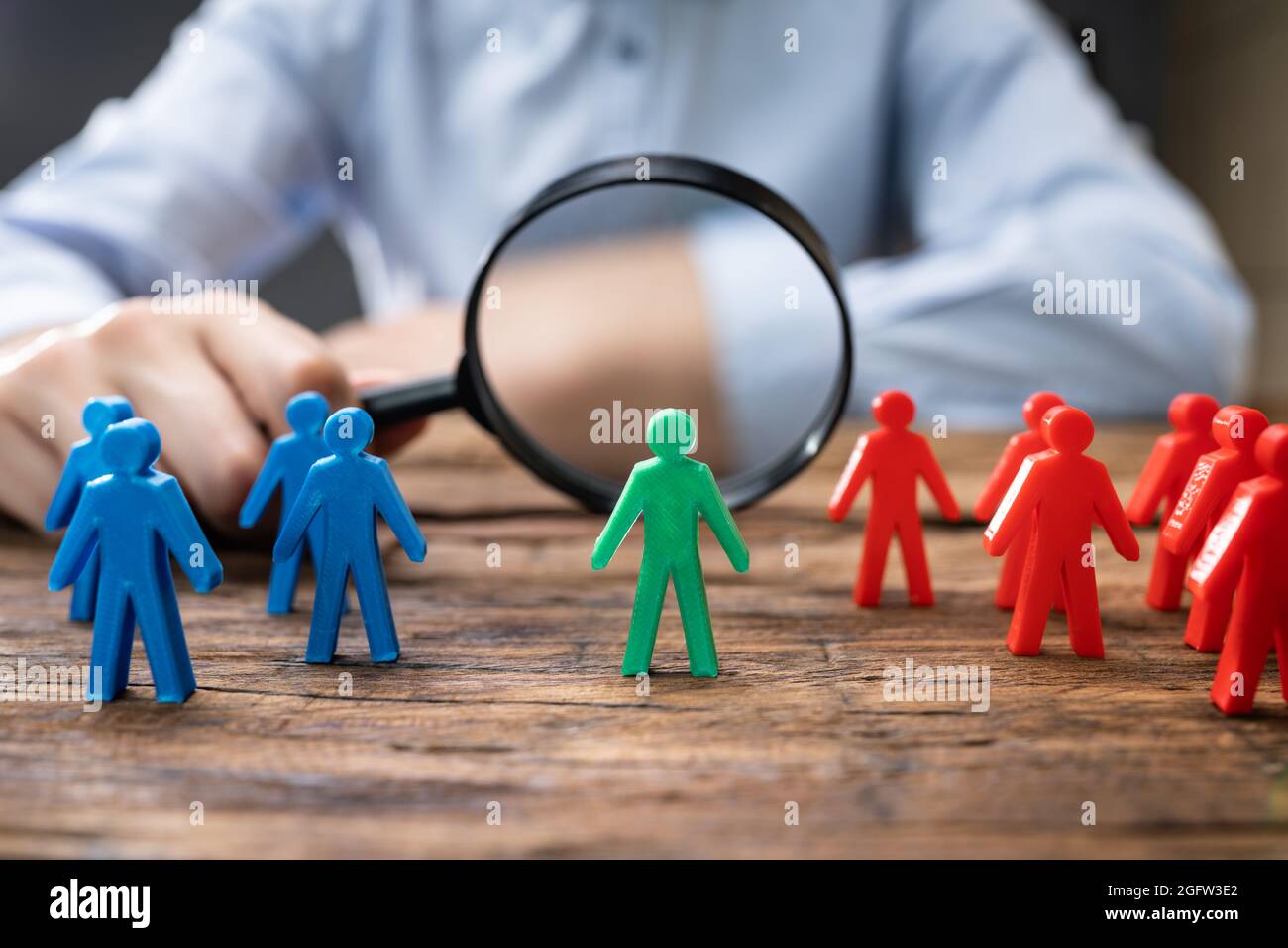 Market Segment Investigation. Marketing And Candidate Recruit Stock ...