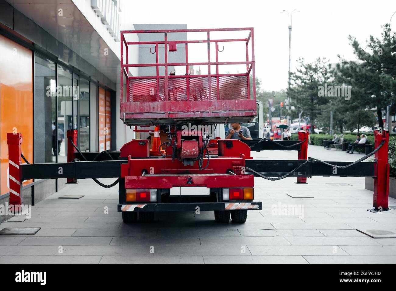 Telescopic forklift hi-res stock photography and images - Alamy