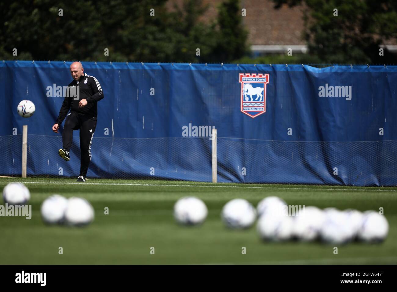 Coach of Ipswich Town, Ian Craney - Ipswich Town Training Pre Season ...