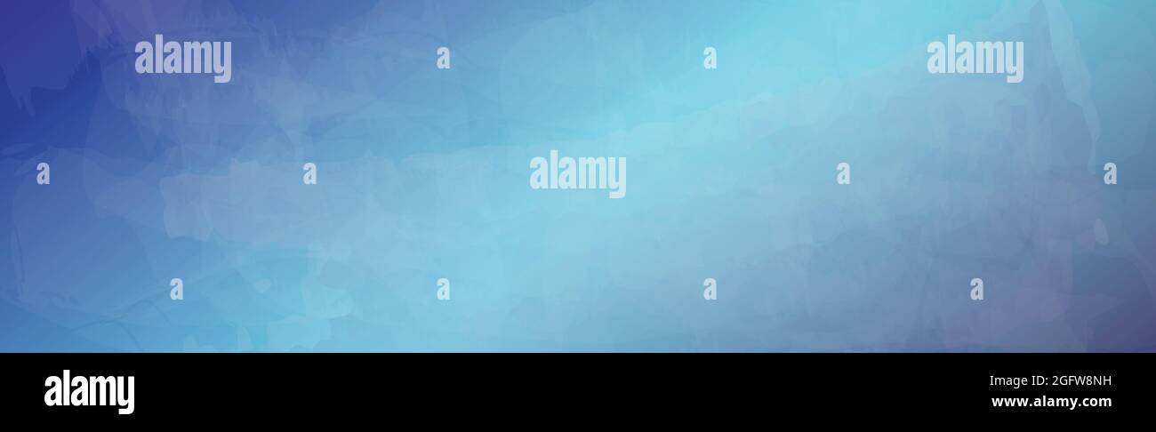Realistic light blue painted watercolor abstract background - Vector ...