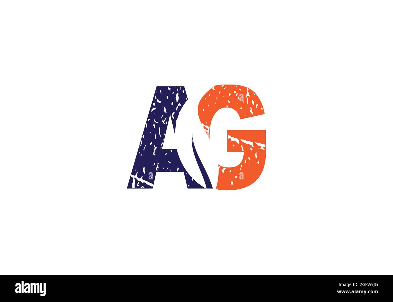 Letter AG Logo With Creative Modern Business Typography Vector Template ...