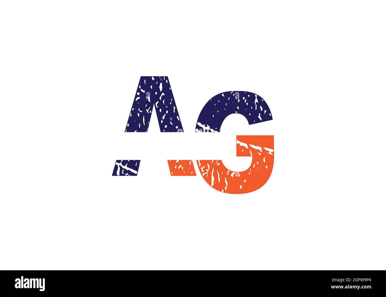 Letter AG Logo With Creative Modern Business Typography Vector Template ...