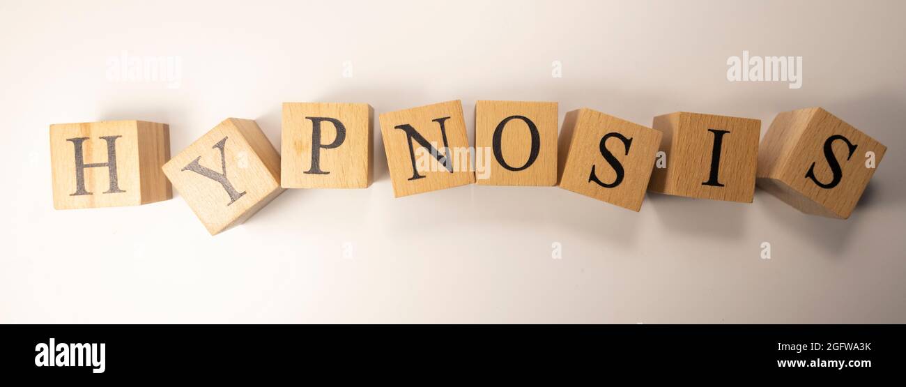 The word hypnosis was created from wooden cubes. education and work ...