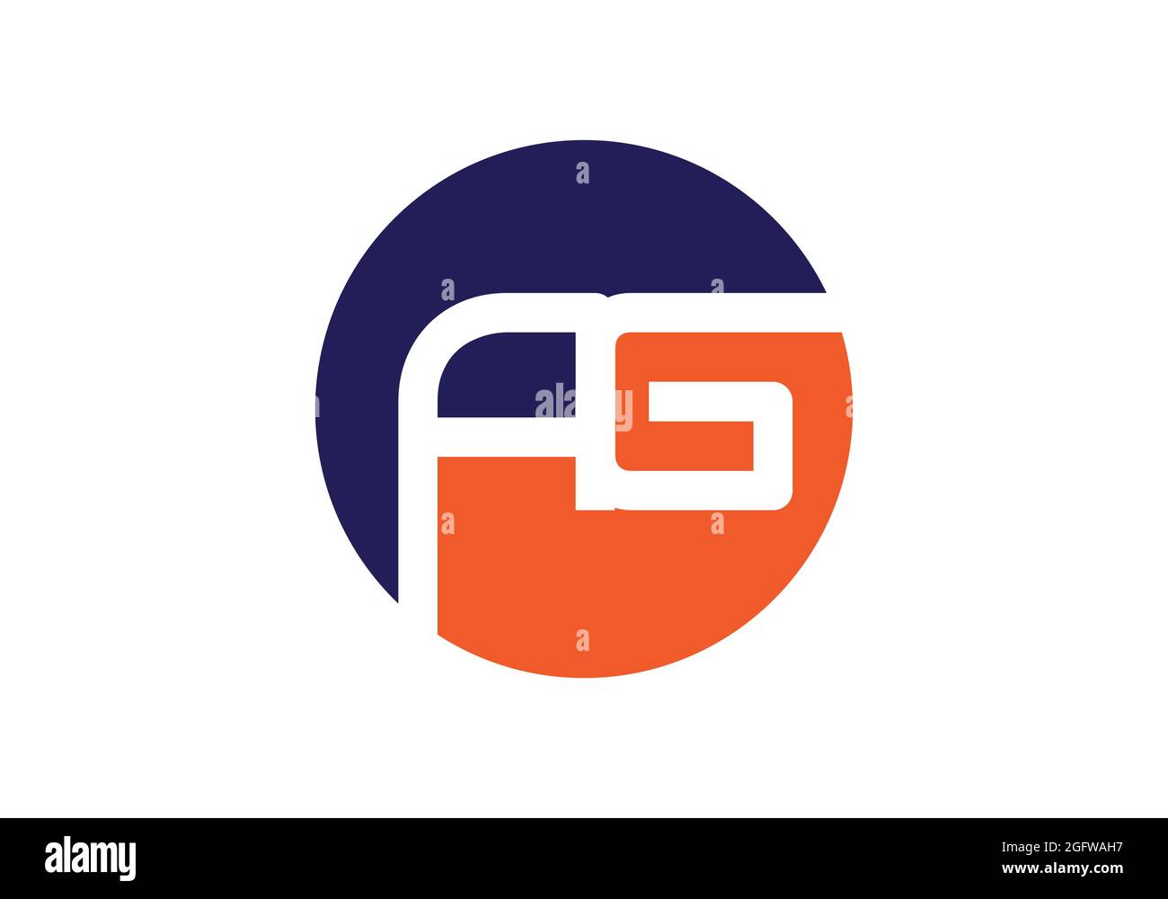 Letter AG Logo With Creative Modern Business Typography Vector Template ...