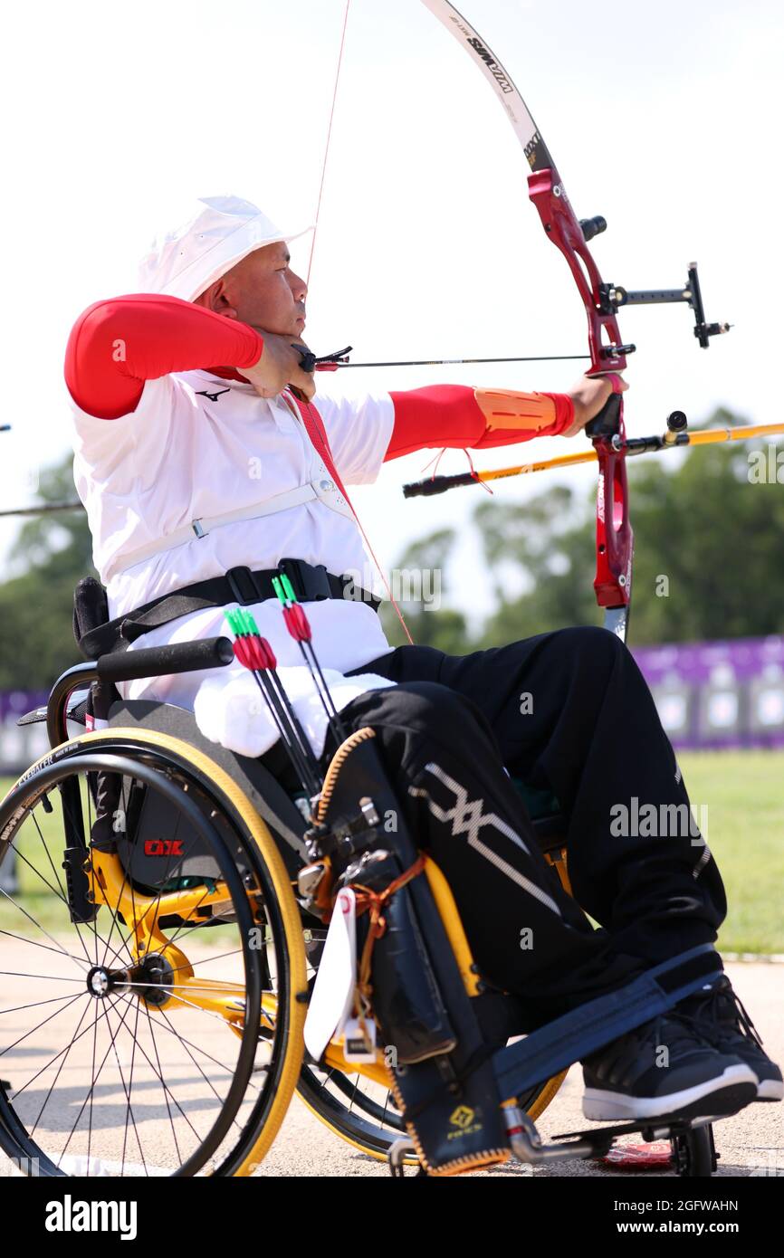Tokyo, Japan. 27th Aug, 2021. Pema Rigsel (BHU) Archery : Men's ...