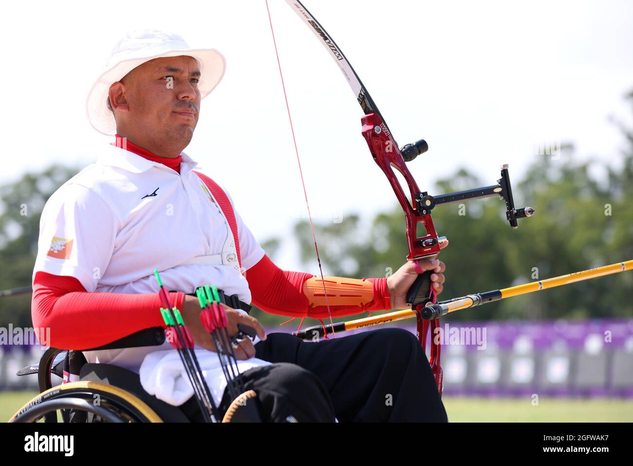 Tokyo, Japan. 27th Aug, 2021. Pema Rigsel (BHU) Archery : Men's ...