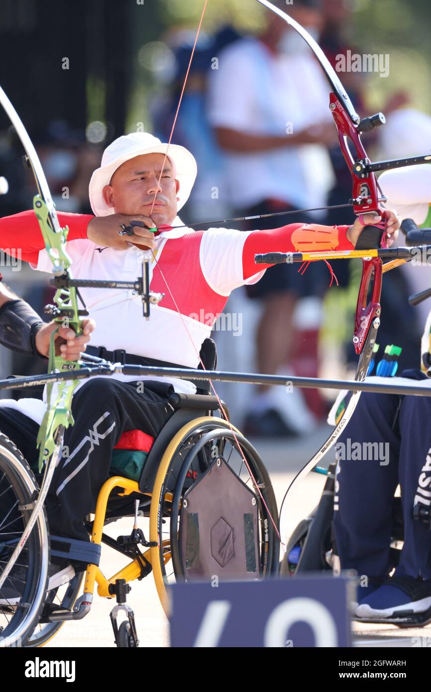 Tokyo, Japan. 27th Aug, 2021. Pema Rigsel (BHU) Archery : Men's ...