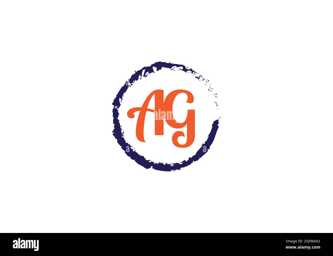 Letter AG Logo With Creative Modern Business Typography Vector Template ...