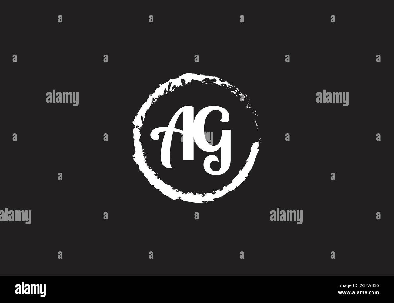 Letter AG Logo With Creative Modern Business Typography Vector Template ...