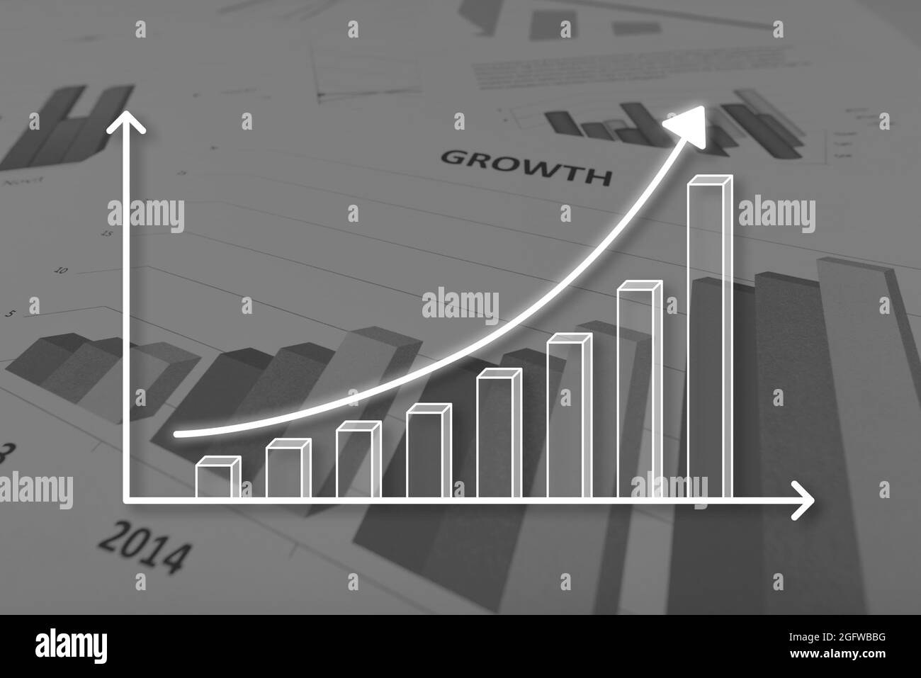 Graph concept illustrated by a picture on background Stock Photo - Alamy