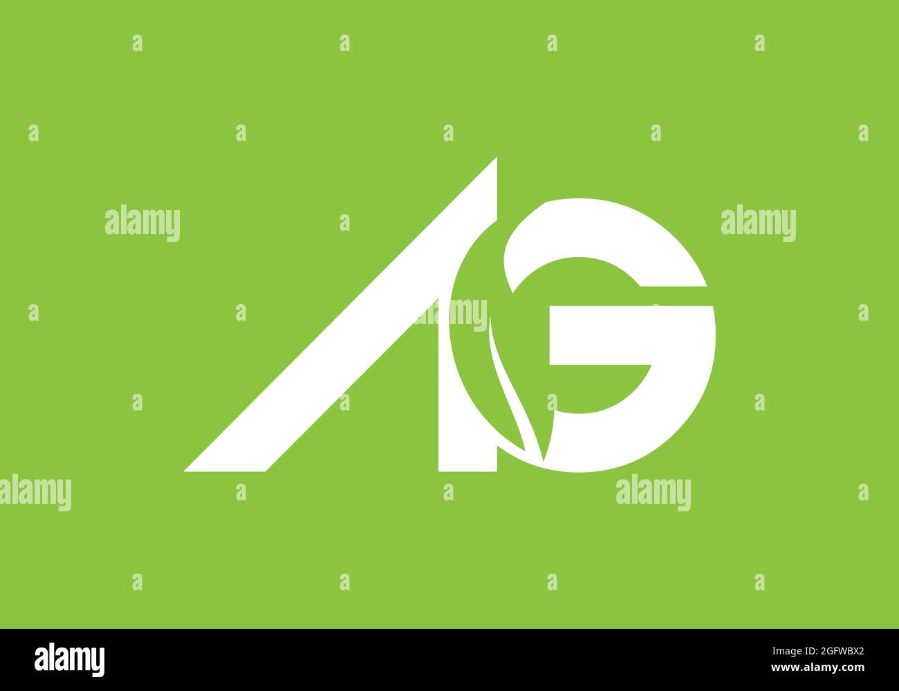 Letter AG Logo With Creative Modern Business Typography Vector Template ...