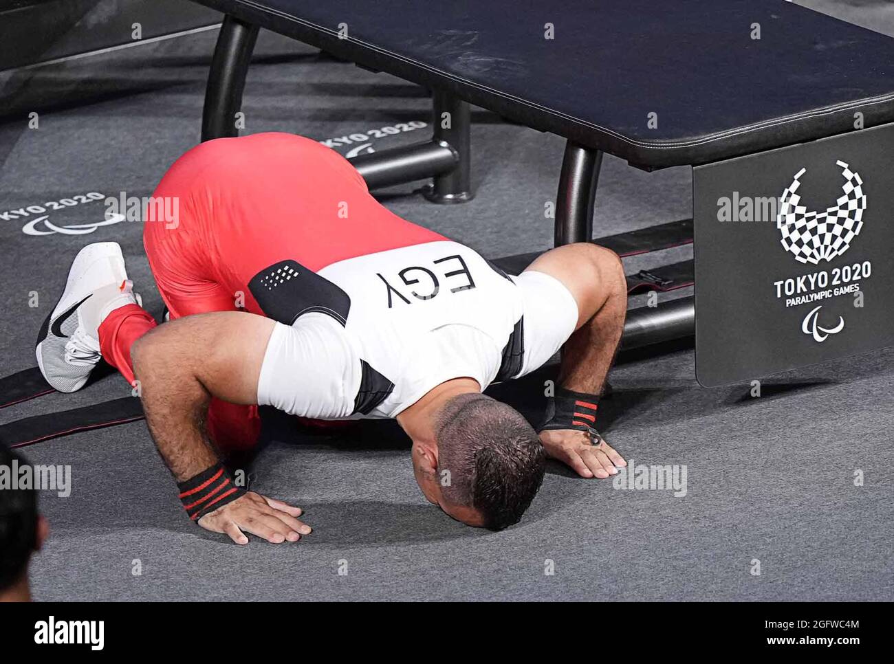 Tokyo, Japan. 27th Aug, 2021. Osman Sherif of Egypt celebrates during ...