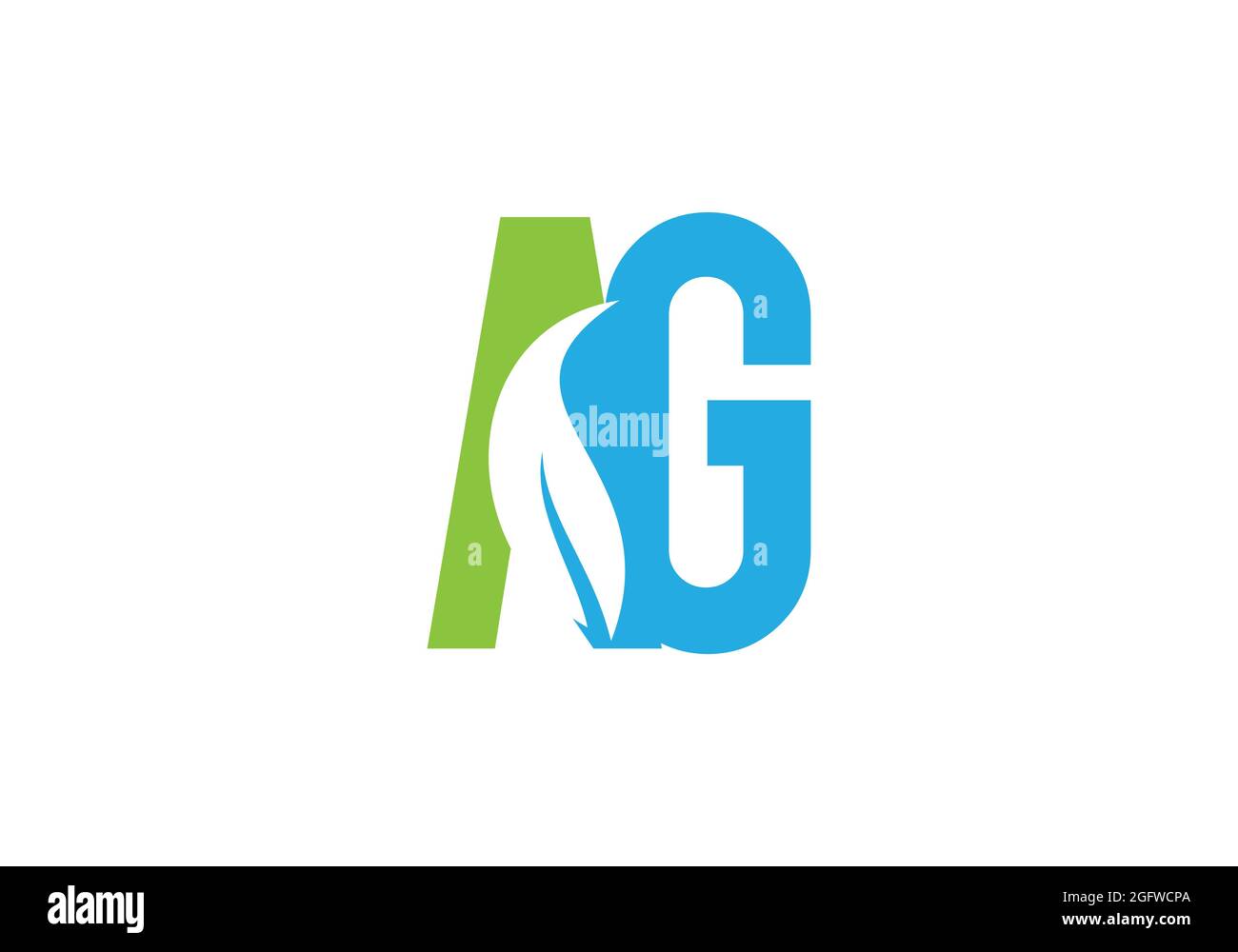 Letter AG Logo With Creative Modern Business Typography Vector Template ...