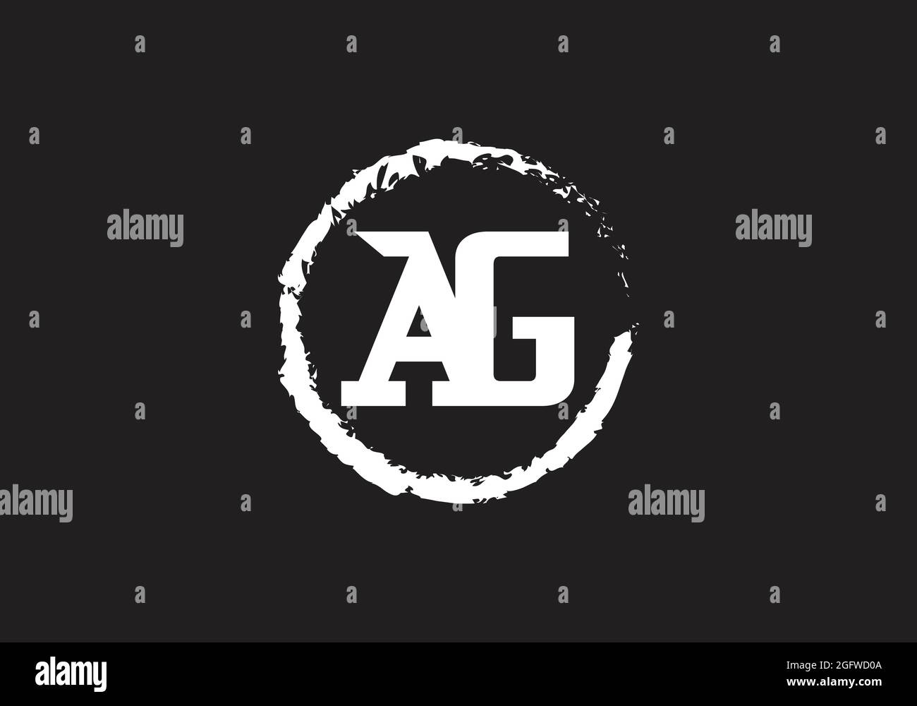 Letter AG Logo With Creative Modern Business Typography Vector Template ...