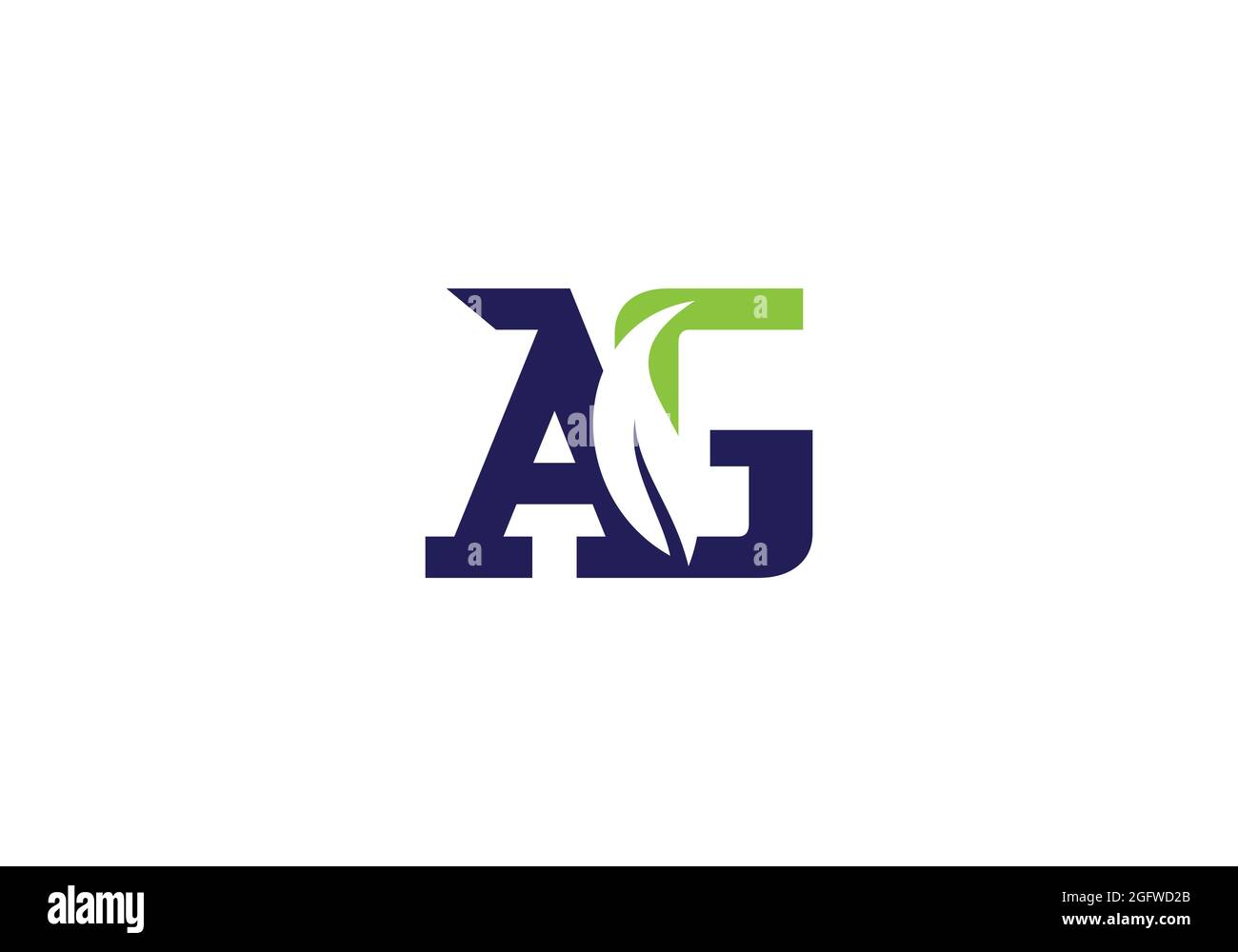 Letter AG Logo With Creative Modern Business Typography Vector Template ...