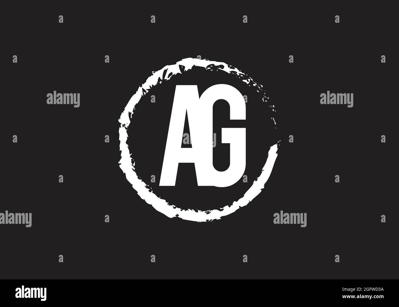 Letter AG Logo With Creative Modern Business Typography Vector Template ...