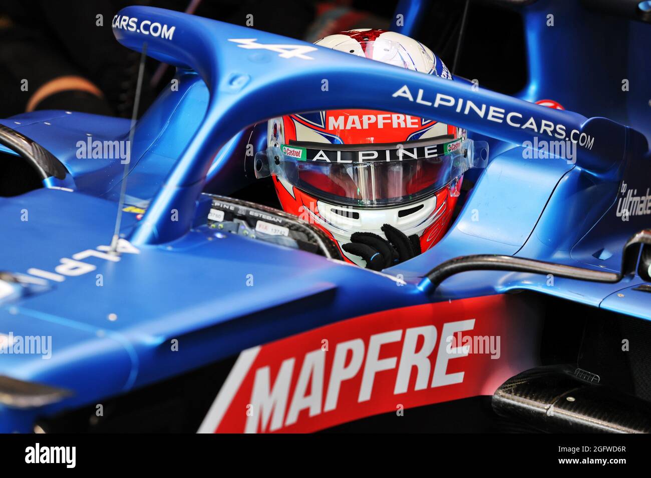 Spa-Francorchamps, Belgium. 27th Aug 2021, Esteban Ocon (FRA) Alpine F1 Team A521. Belgian Grand ...