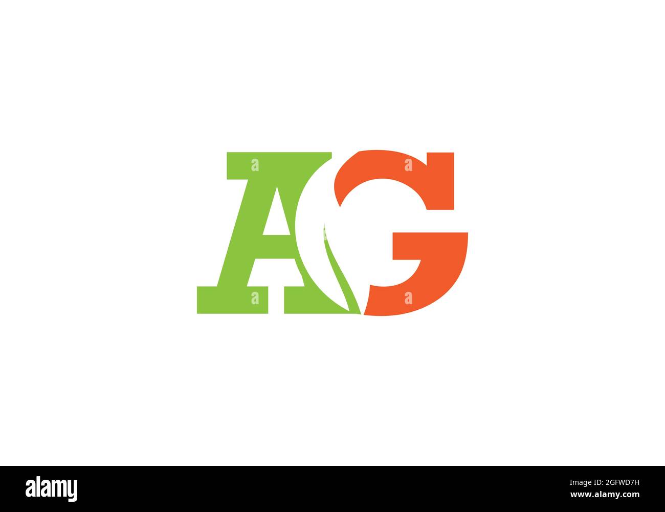 Letter AG Logo With Creative Modern Business Typography Vector Template ...