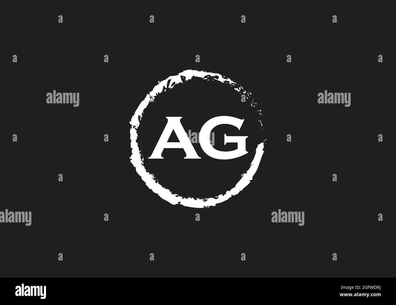 Letter AG Logo With Creative Modern Business Typography Vector Template ...