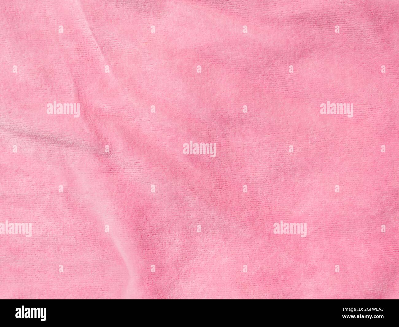 Pink color velvet fabric texture top view. Female blog rose velour ...