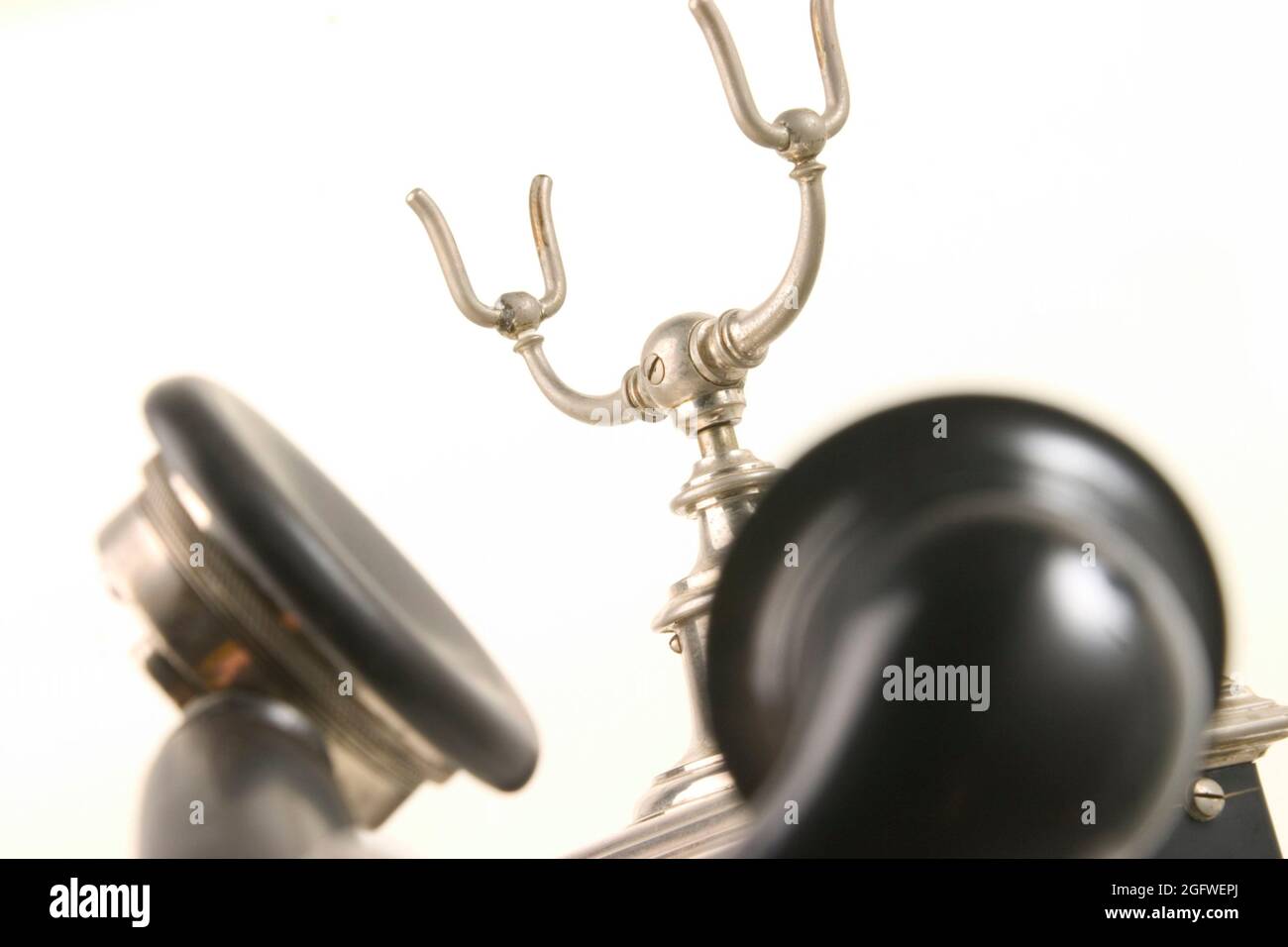 old telephone of the year 1900 Stock Photo - Alamy