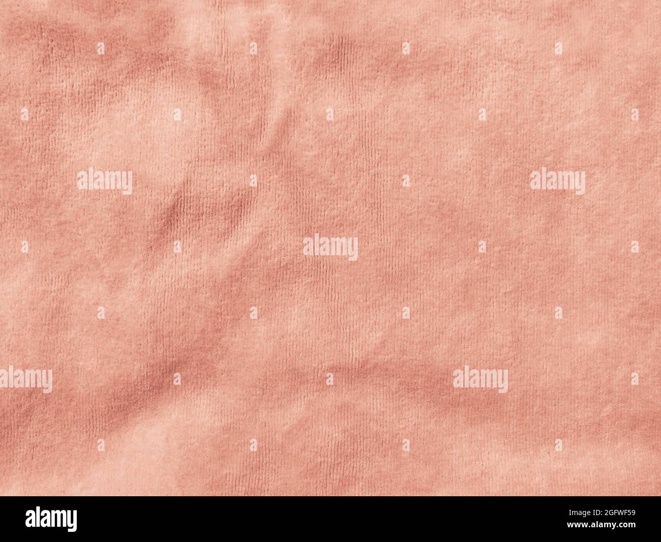 Rose gold color velvet fabric texture top view. Female blog pink velour ...