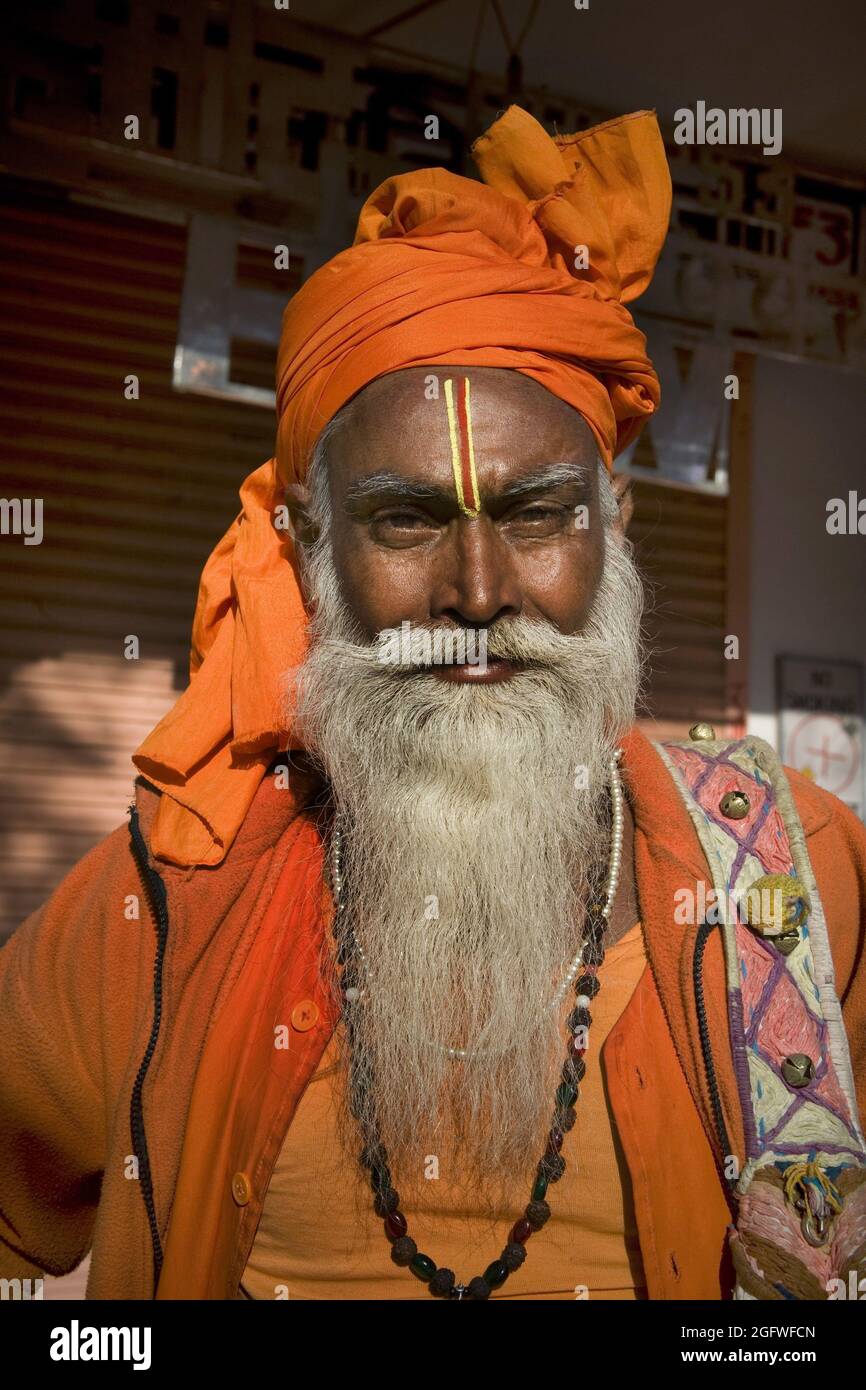 Sadhu, sacred man, India Stock Photo - Alamy