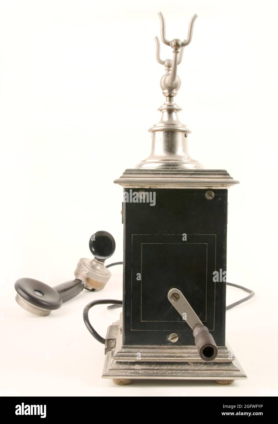 old telephone of the year 1900 Stock Photo - Alamy