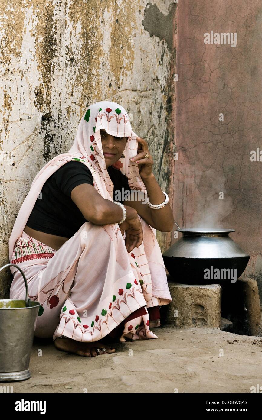 Indian cooking, northern India, India Stock Photo - Alamy